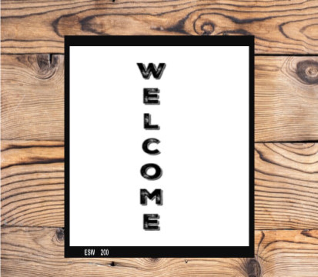 Welcome Graphic Instant PNG JPEG Digital Download Printable Art ...