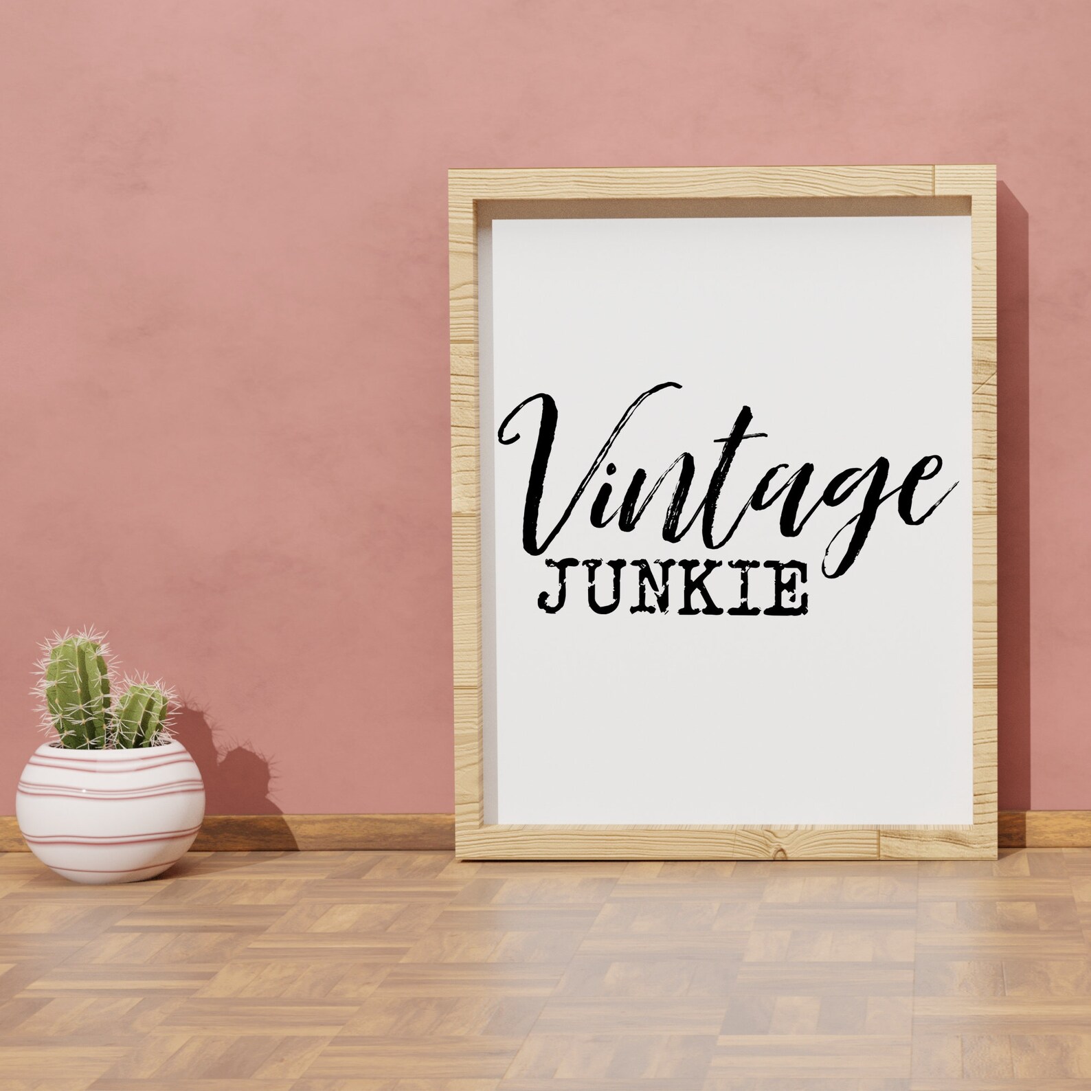 Vintage Junk Printable Sign | Thrifting Wall Art PNG JPEG | Rustic ...