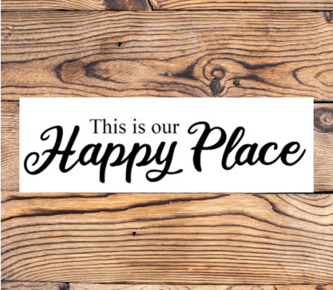 Happy Place PNG JPEG SVG Digital Download Printable Art - Etsy Canada