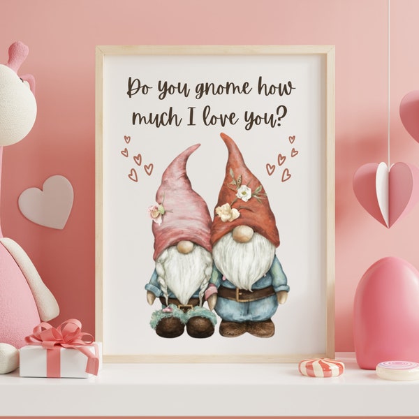 Gnome Poster - Etsy