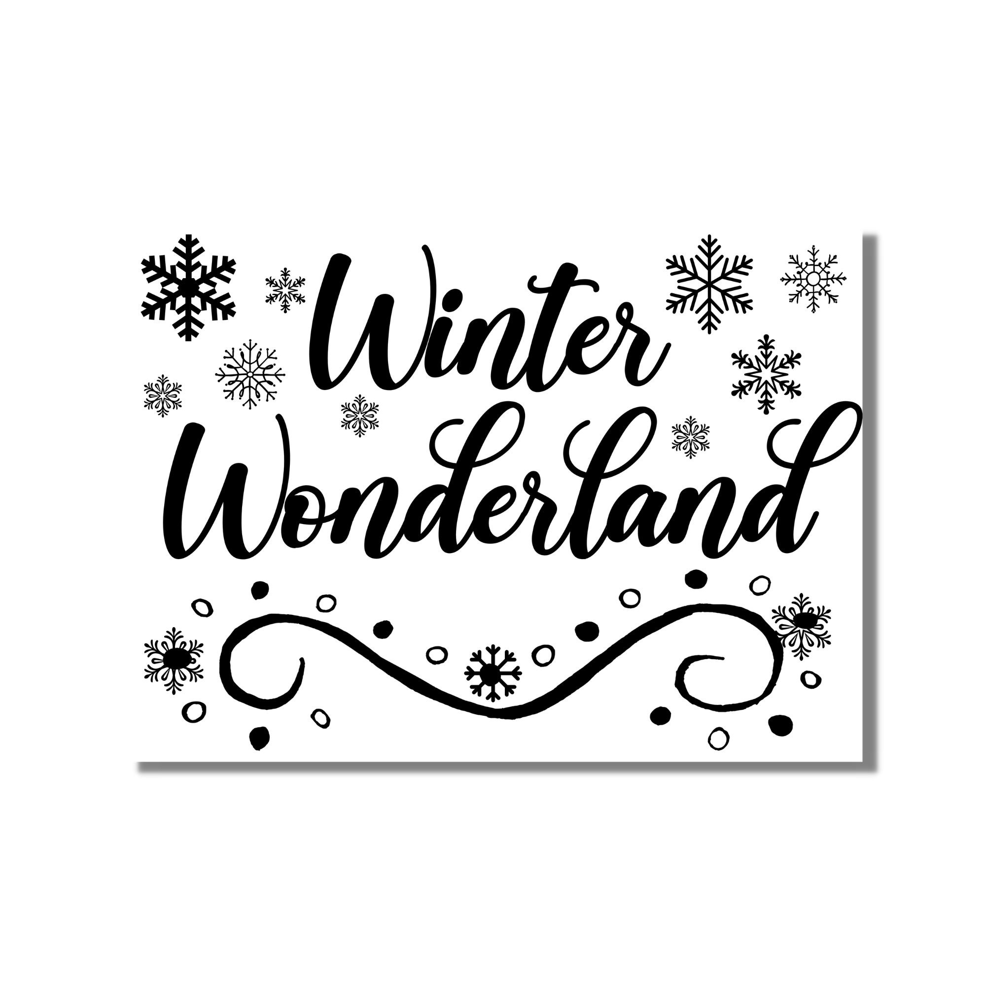 Winter Wonderland Christmas Graphic Instant PNG JPEG SVG Digital ...