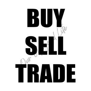 Buy Sell Trade Instant PNG JPEG Digital Download Printable Art Graphic ...