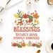 Fall Blessings Wall Decor Instant Download PNG/JPEG - Etsy
