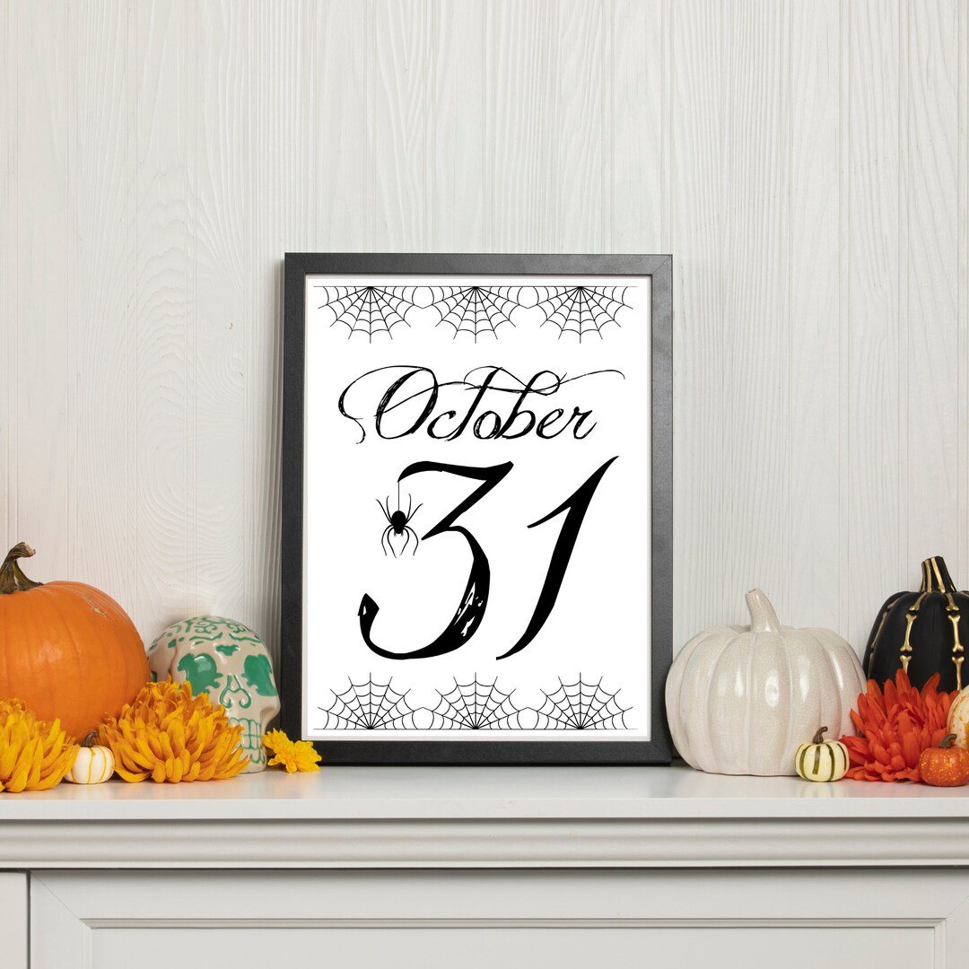 October 31st Halloween PNG JPEG SVG Digital Download Printable Art ...