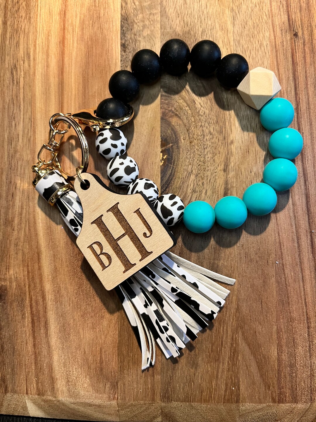 Custom Personalized Ear Tag Keychain - Etsy