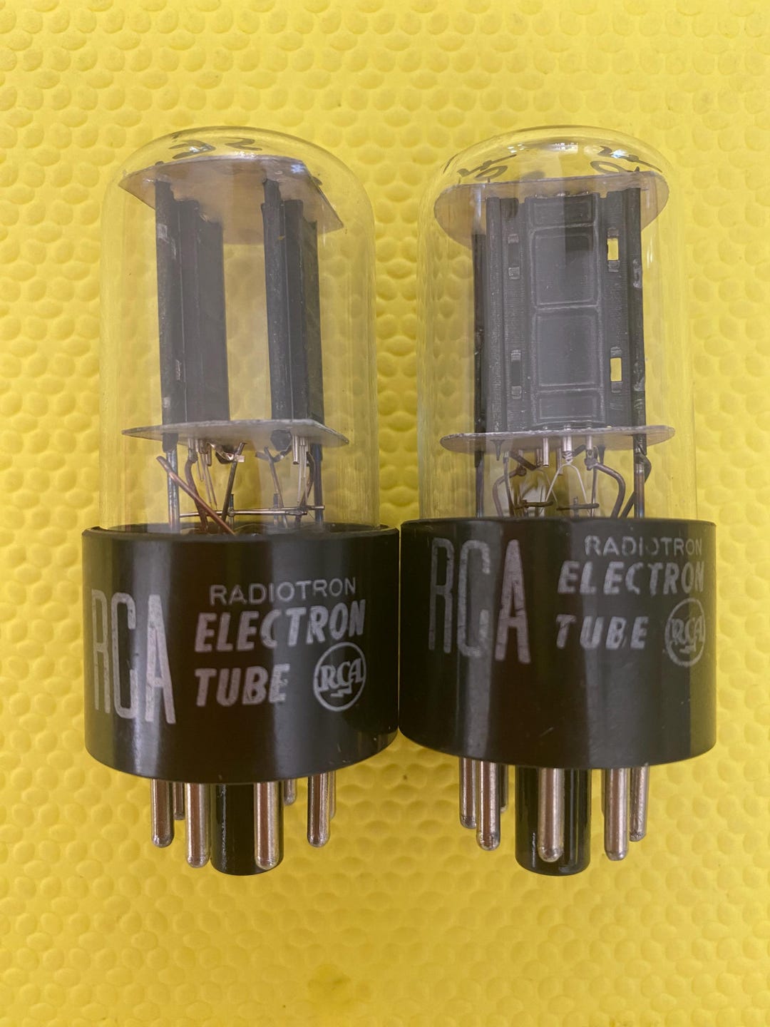 Matched Pair RCA 6SN7 6SN7GTB Vacuum Tubes Valves Black Plate - Etsy
