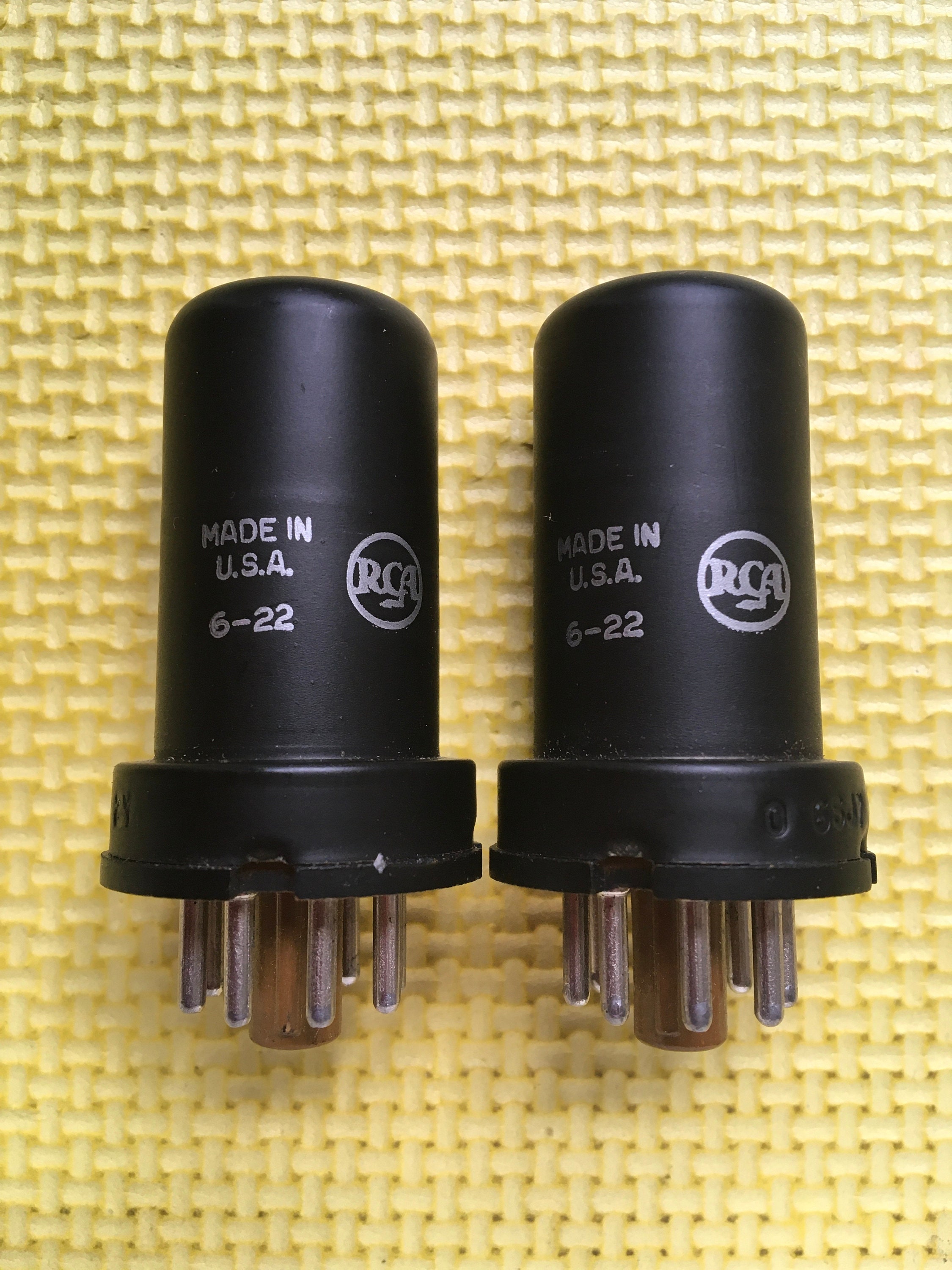 Stereos & Home Audio Matched Pair RCA Radiotron 6J7 Vacuum Tubes Valves ...