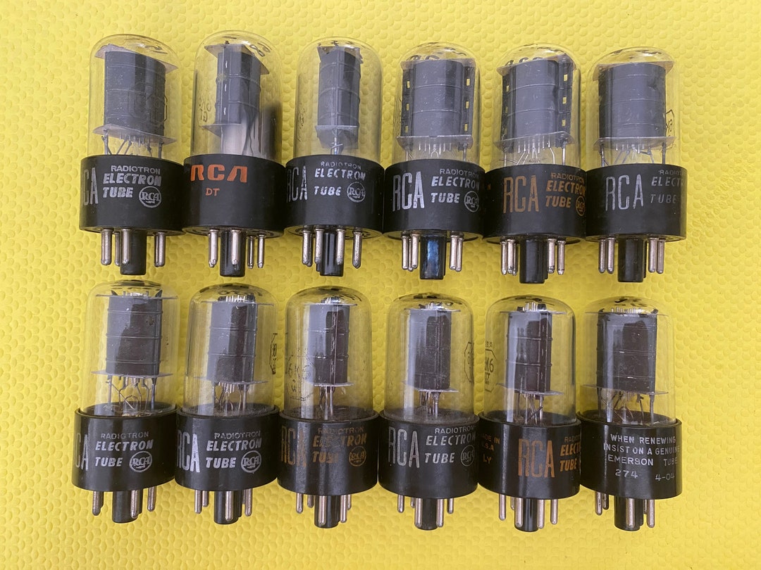 12 RCA 6K6 6K6GT Vacuum Tubes Valves Lot of Twelve - Etsy