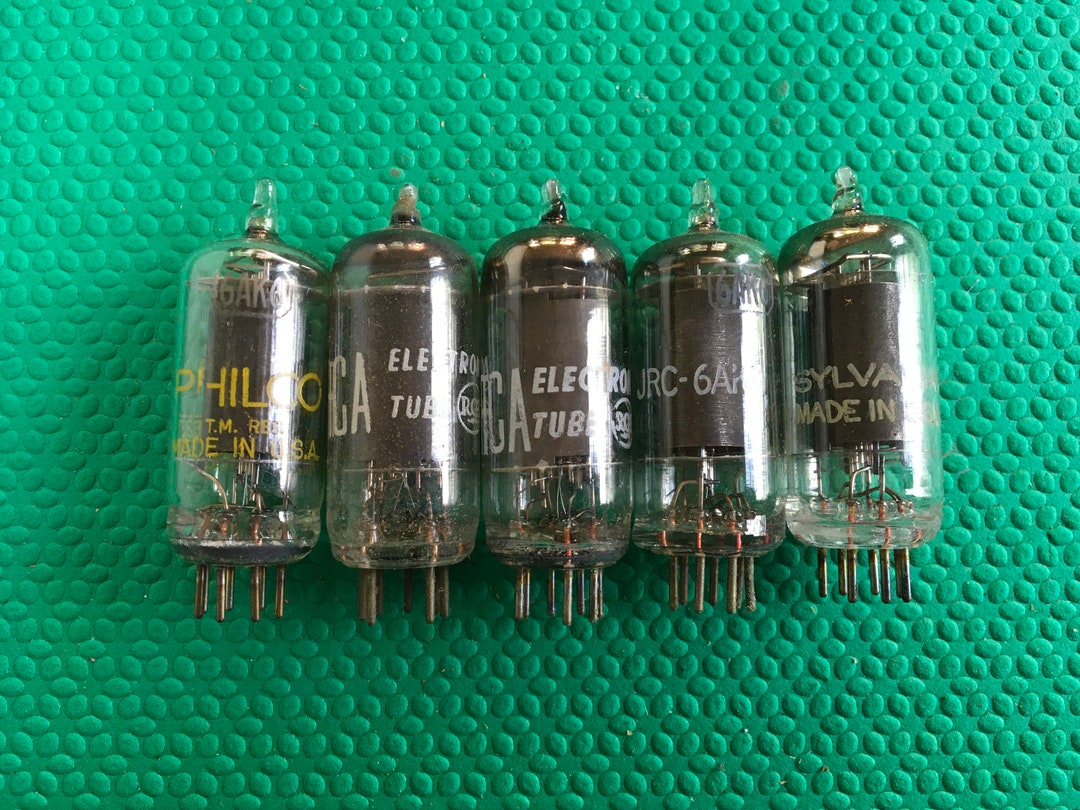 5 Us-made 6AK6 Vacuum Tubes Valves NOS NIB Lot of Five - Etsy