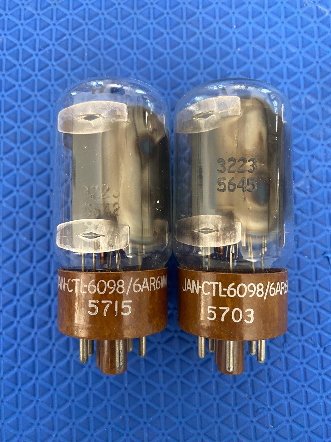Matched Pair Tung-sol 6AR6 6AR6WA JANCTL6098 Milspec Vacuum Tubes ...