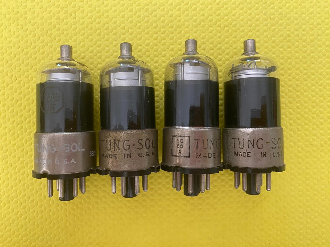 4 Tung-sol 12A8 12A8GT Vacuum Tubes Valves Lot of Four - Etsy