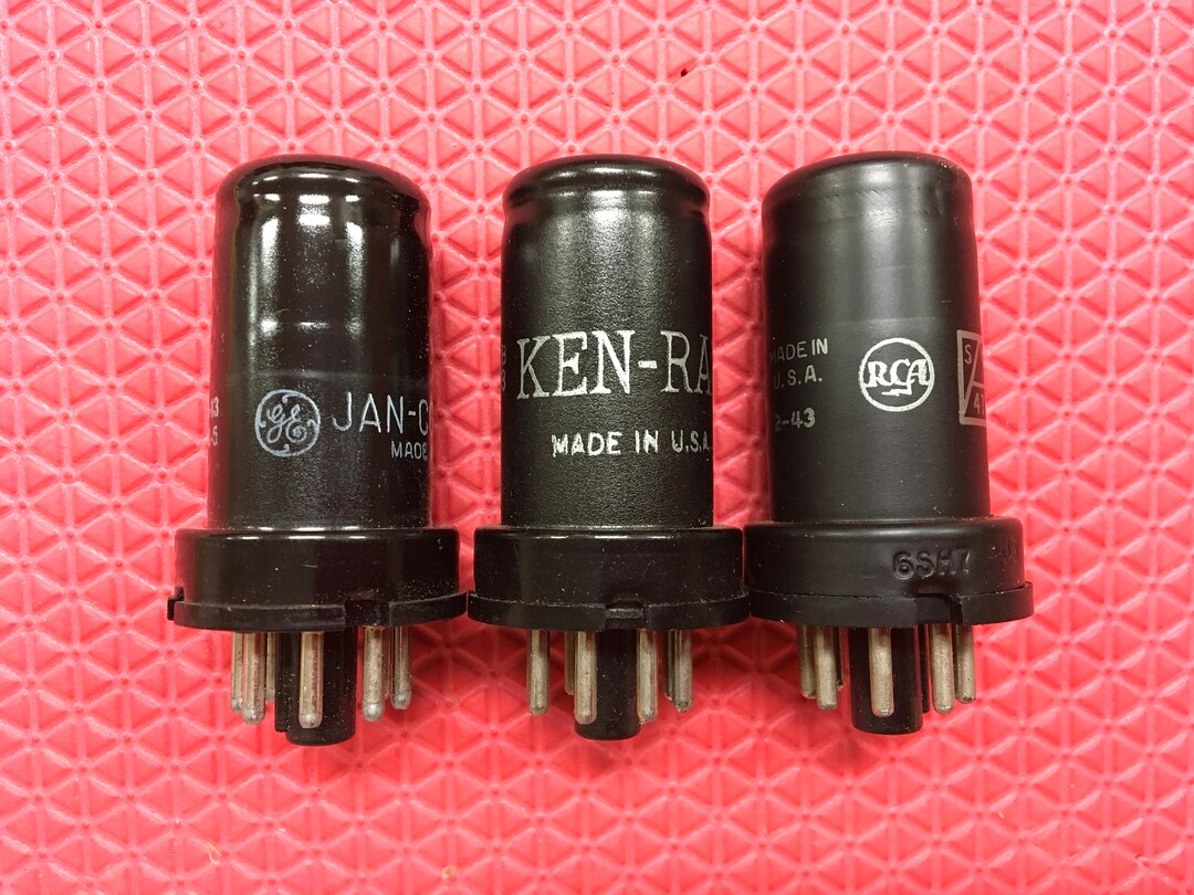 3 Us-made 6SH7 Vacuum Tubes Valves Milspec NOS NIB Lot of Three - Etsy