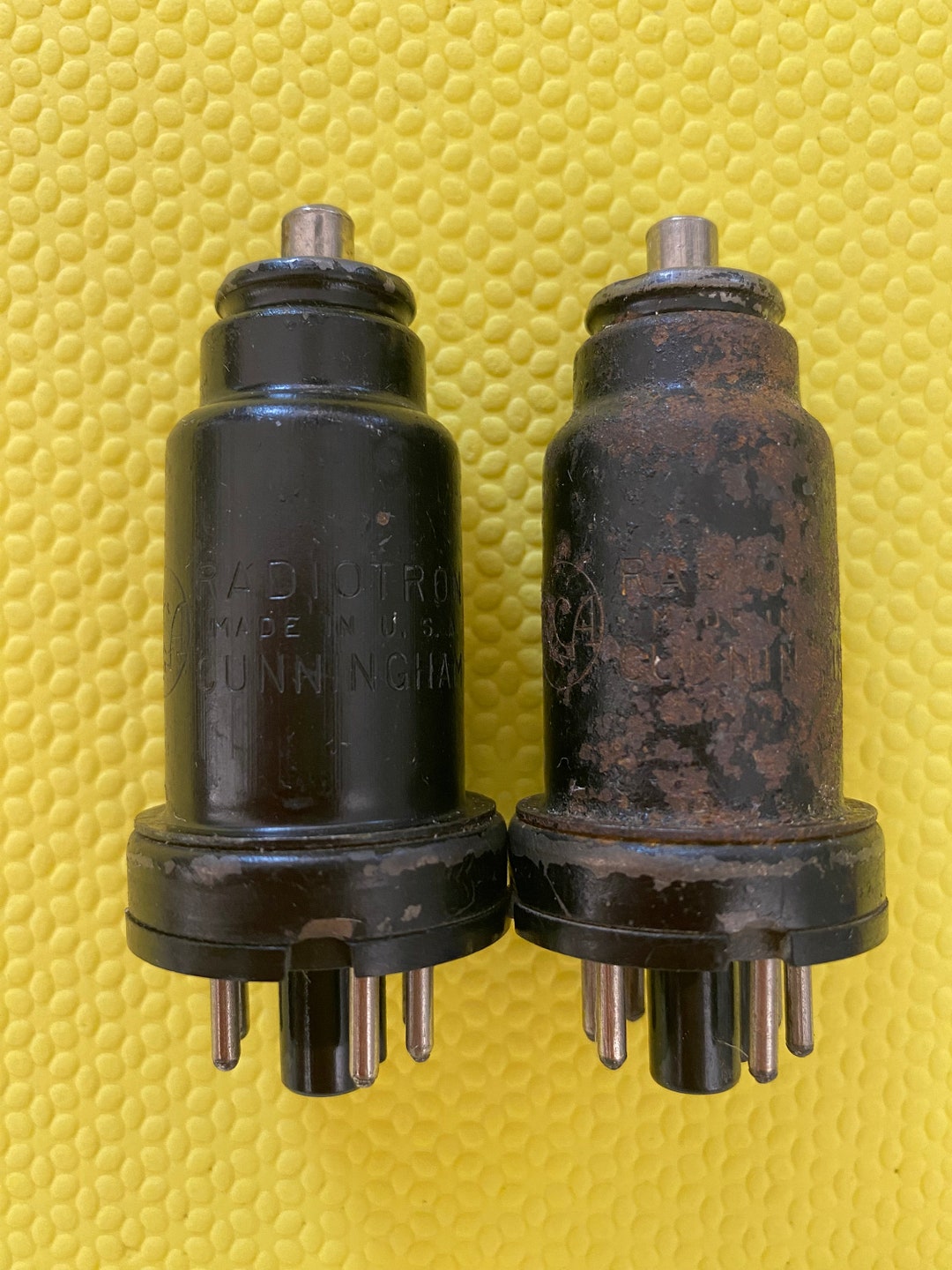 Matched Pair Rca-cunningham 6J7 Vacuum Tubes Valves Engraved Bottles - Etsy