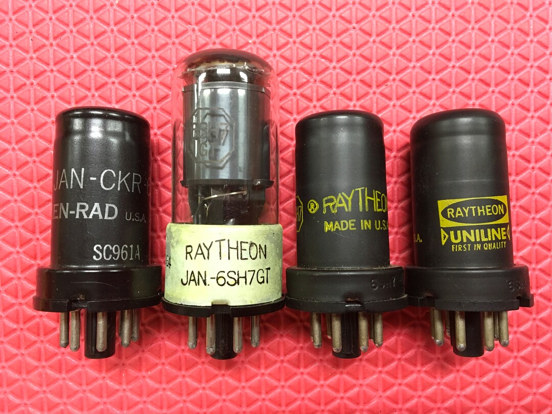 4 Us-made 6SH7 Vacuum Tubes Valves Milspec NOS NIB Lot of Four - Etsy