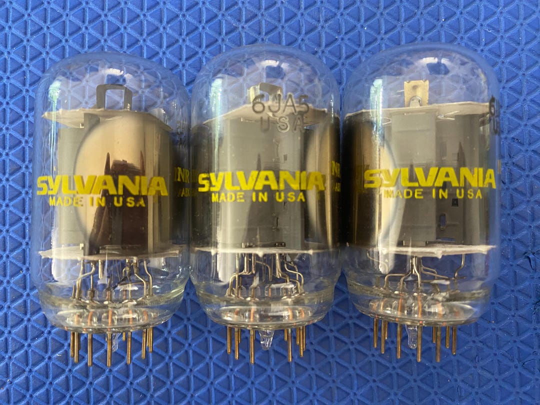 3 Sylvania 6JA5 Vacuum Tubes Valves NOS NIB Lot of Three - Etsy