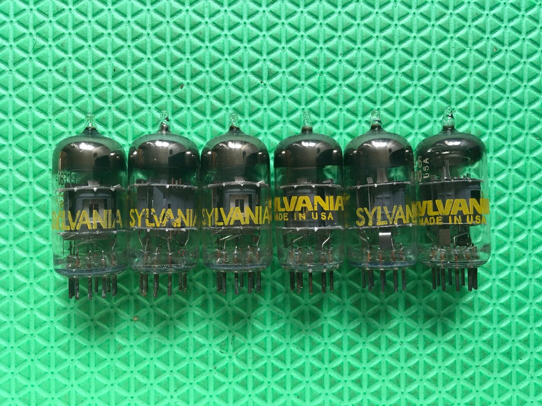 6 Sylvania 9A8 PCF80 Vacuum Tubes Valves NOS NIB Lot of Six - Etsy