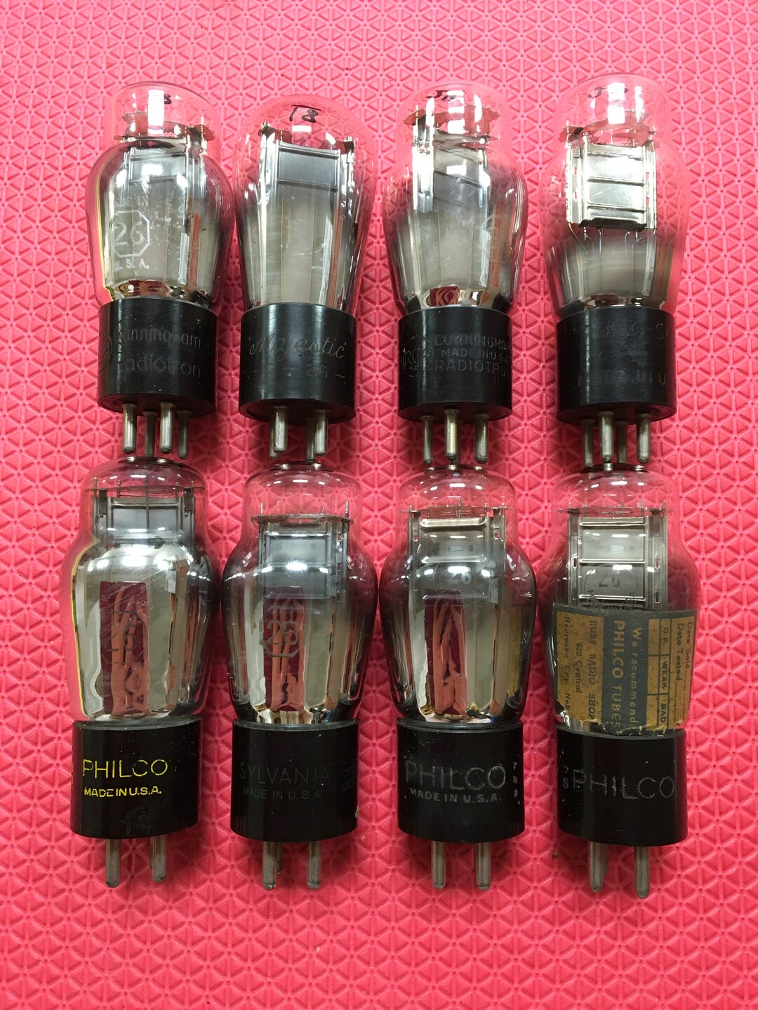 8 Type / Number 26 26 Vacuum Tubes Valves Lot of Eight - Etsy