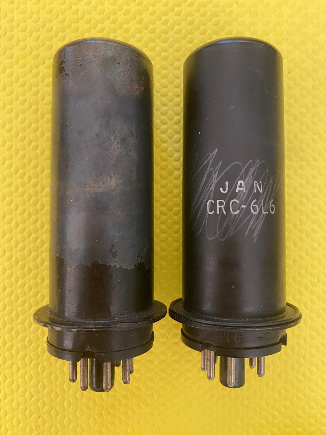 Matched Pair RCA 6L6 JANCRC6L6 Vacuum Tubes Valves Milspec Nos-testing ...