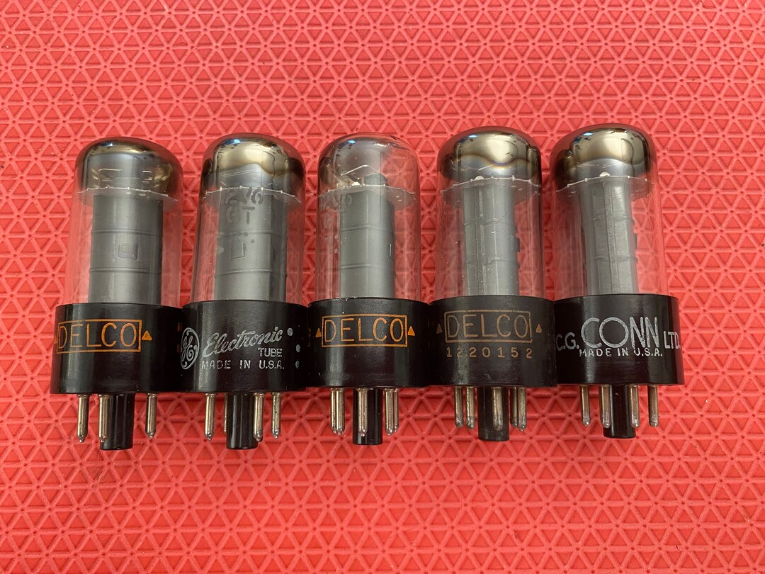 5 General Electric GE 12V6 12V6GT Vacuum Tubes Valves Lot of Five - Etsy