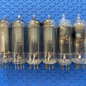 6 RCA 50B5 Vacuum Tubes Valves Black Plate Lot of Six - Etsy