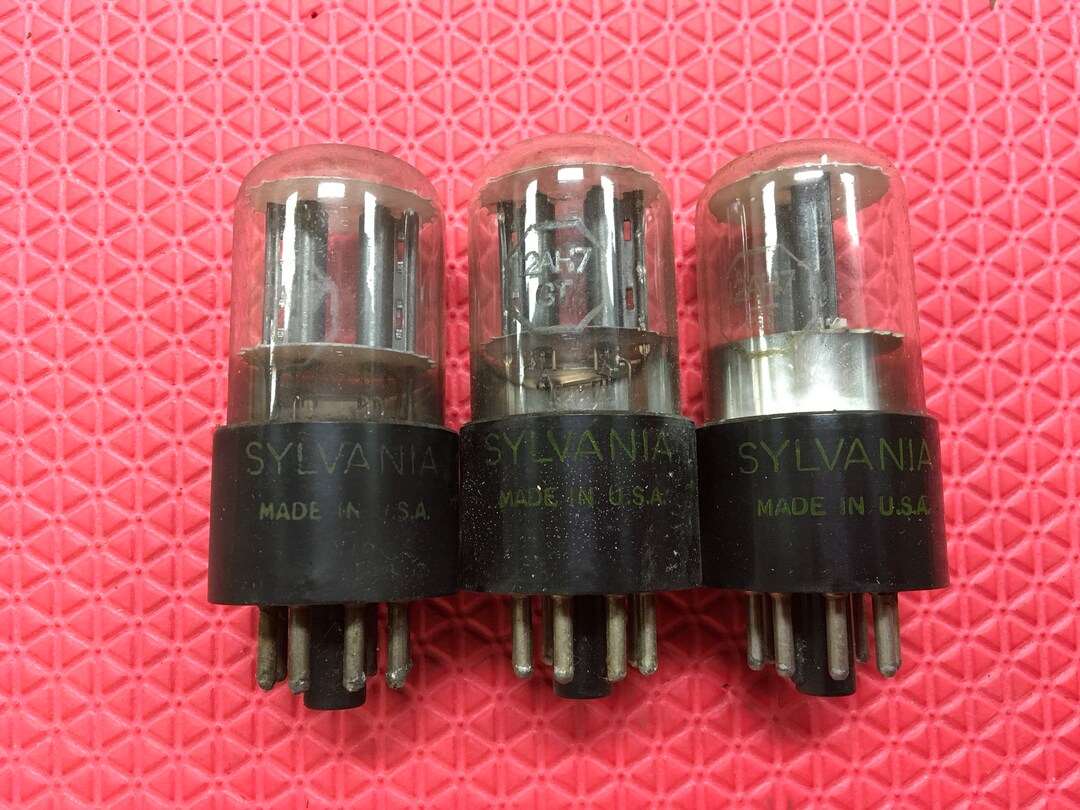 3 Sylvania 12AH7 12AH7GT Vacuum Tubes Valves NOS NIB Lot of Three - Etsy
