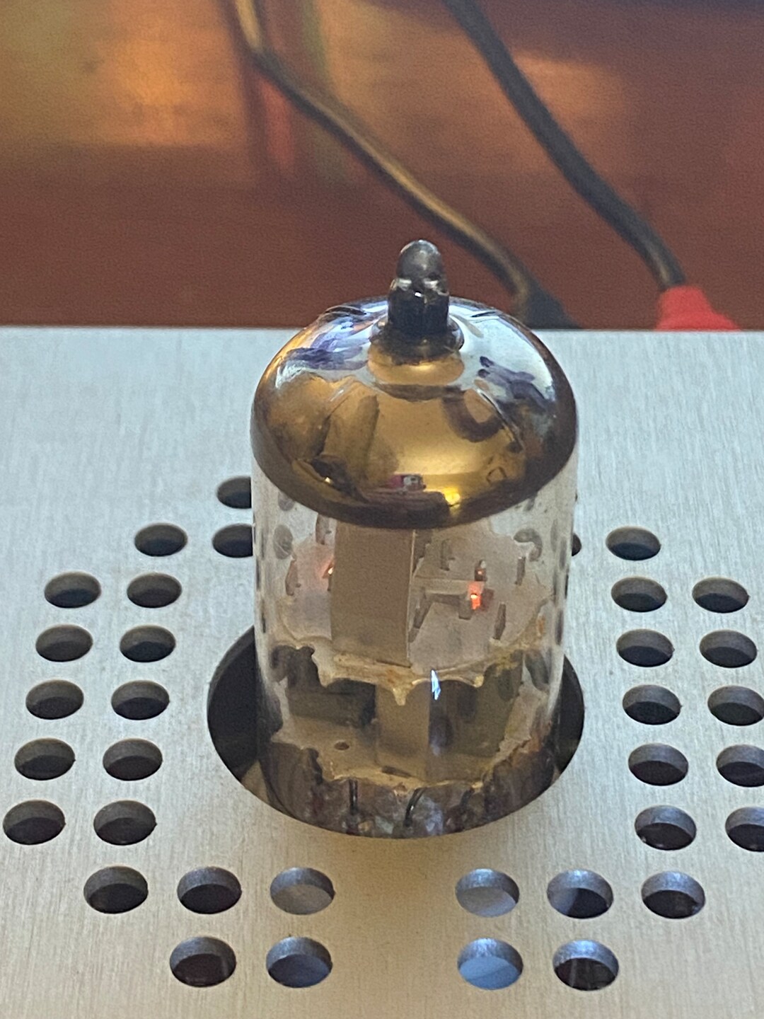 Amperex 6DJ8 ECC88 A Frame Riveted Disk Getter Vacuum Tube Valve - Etsy