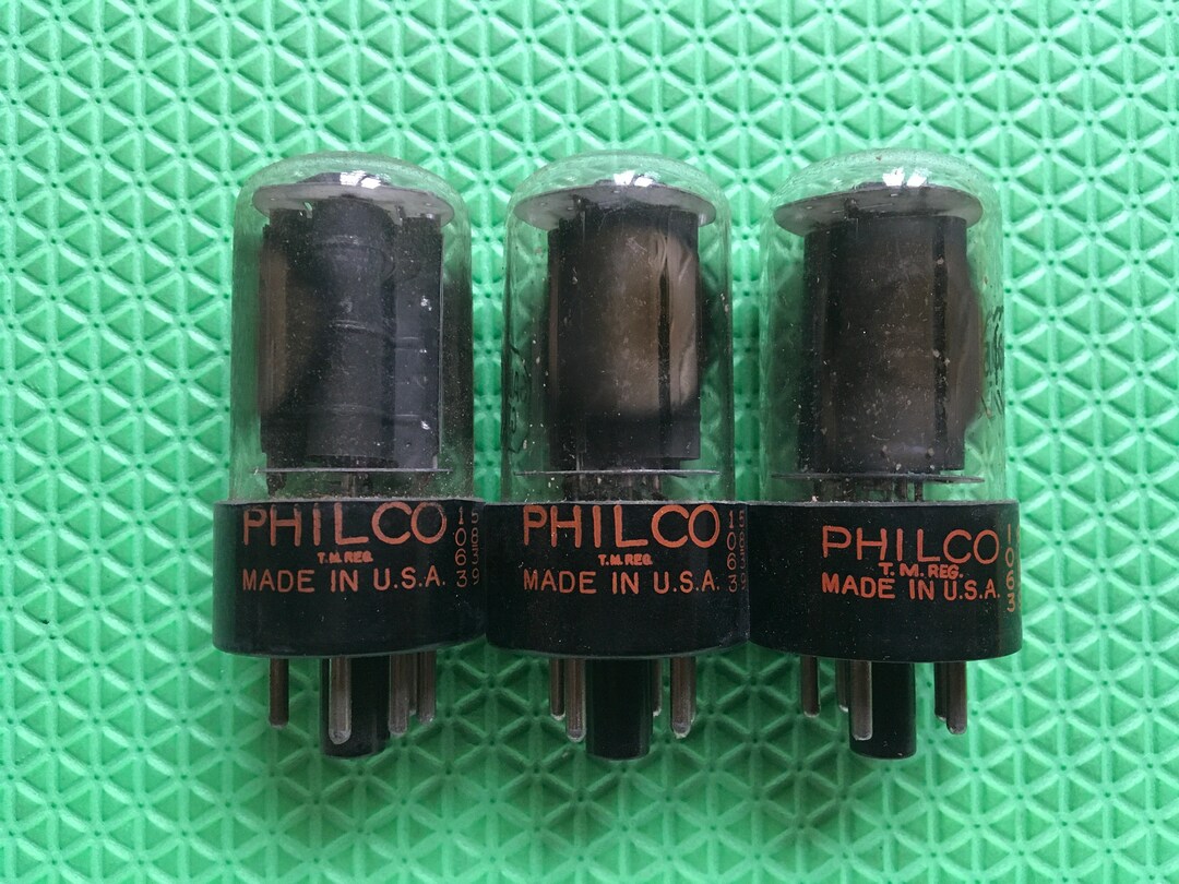 3 Philco 6AU5 6AU5GT Vacuum Tubes Valves NOS NIB Lot of Three - Etsy