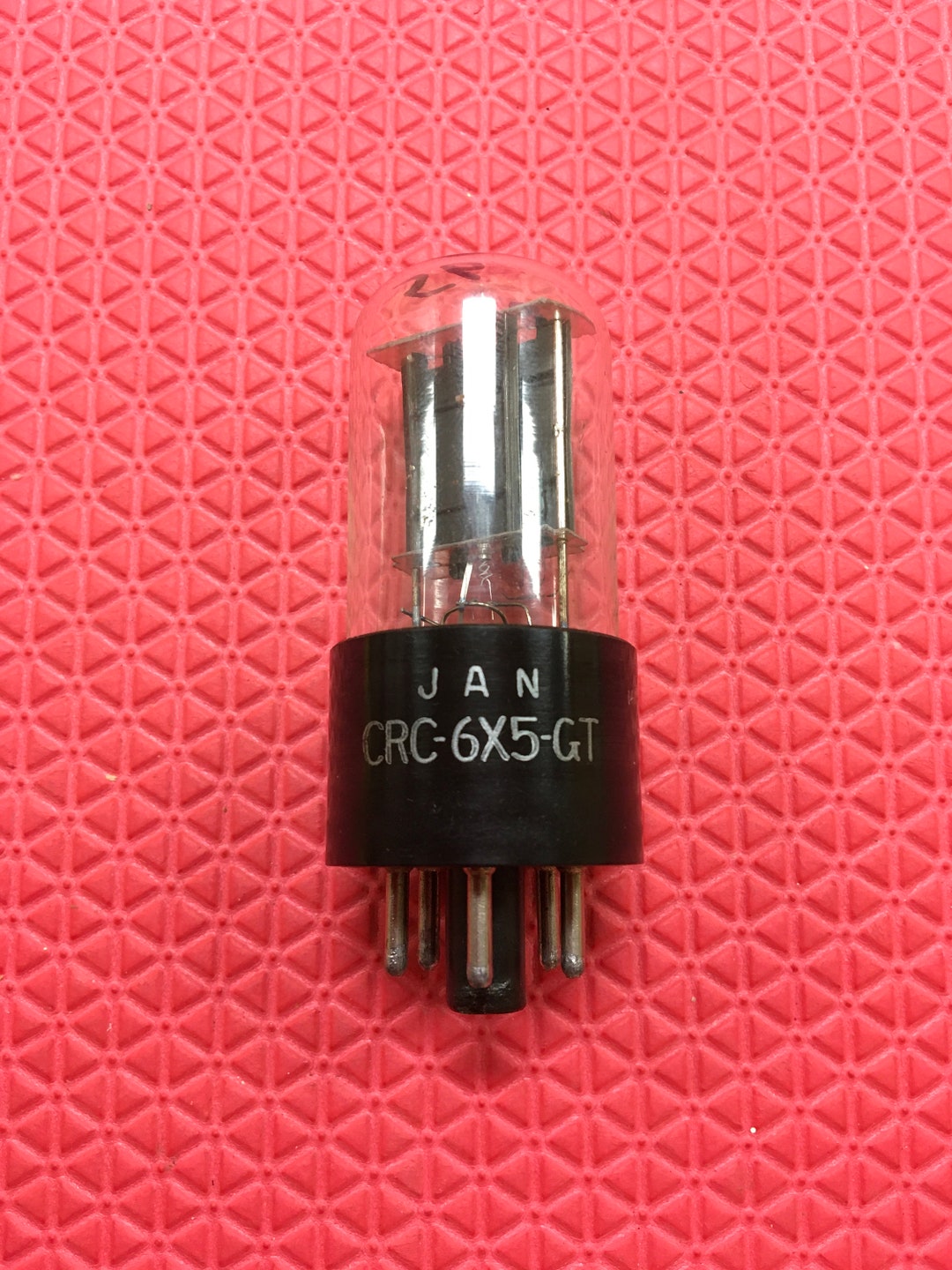 RCA 6X5 JAN-CRC-6X5GT Vacuum Tube Valve Rectifier Milspec Black Plate ...