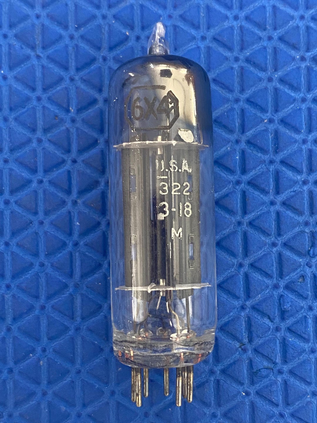 Sylvania 6X4 Vacuum Tube Rectifier Black Plates - Etsy