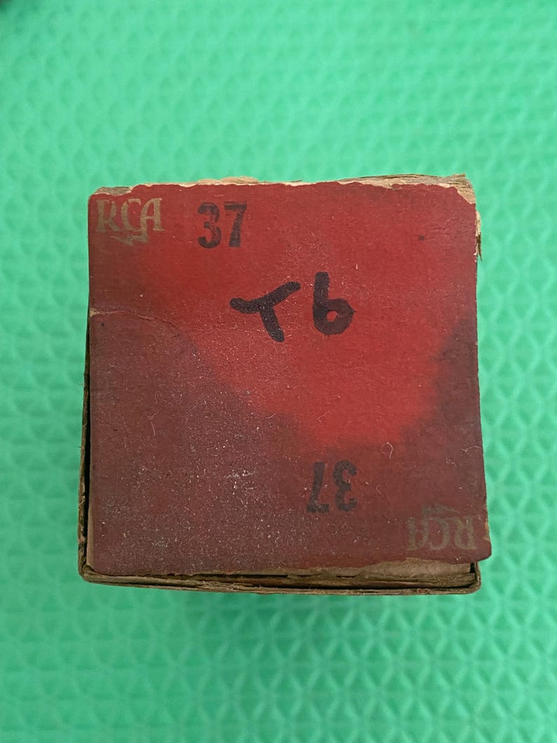 RCA Number / Type 37 #37 Vacuum Tube NOS NIB - Etsy