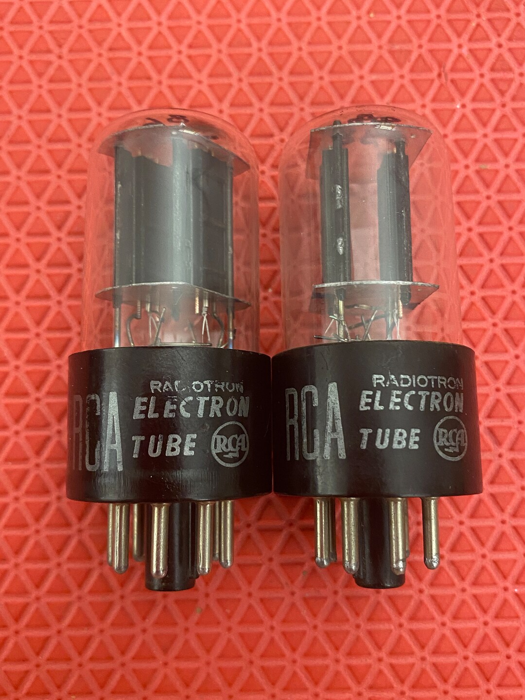 Matched Pair RCA 6SN7 6SN7GTB Vacuum Tubes Valves Black Plate - Etsy