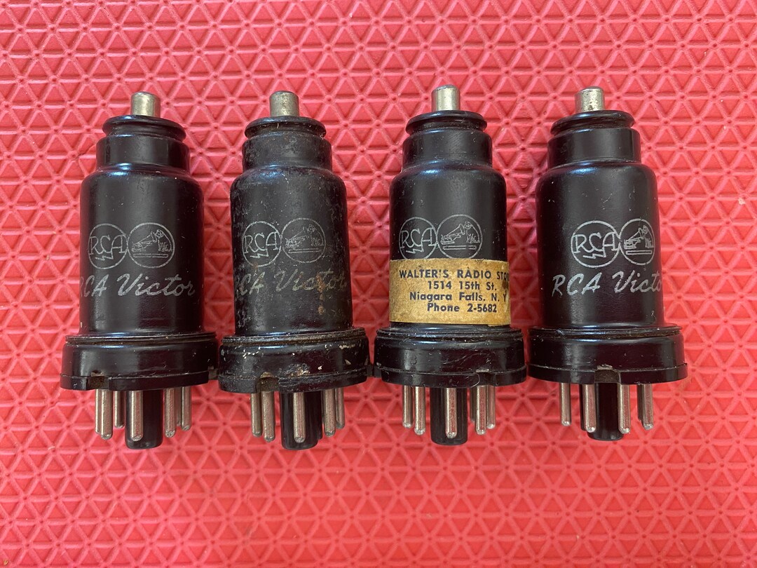 4 Rca-victor 6A8 Vacuum Tubes Valves Lot of Four - Etsy