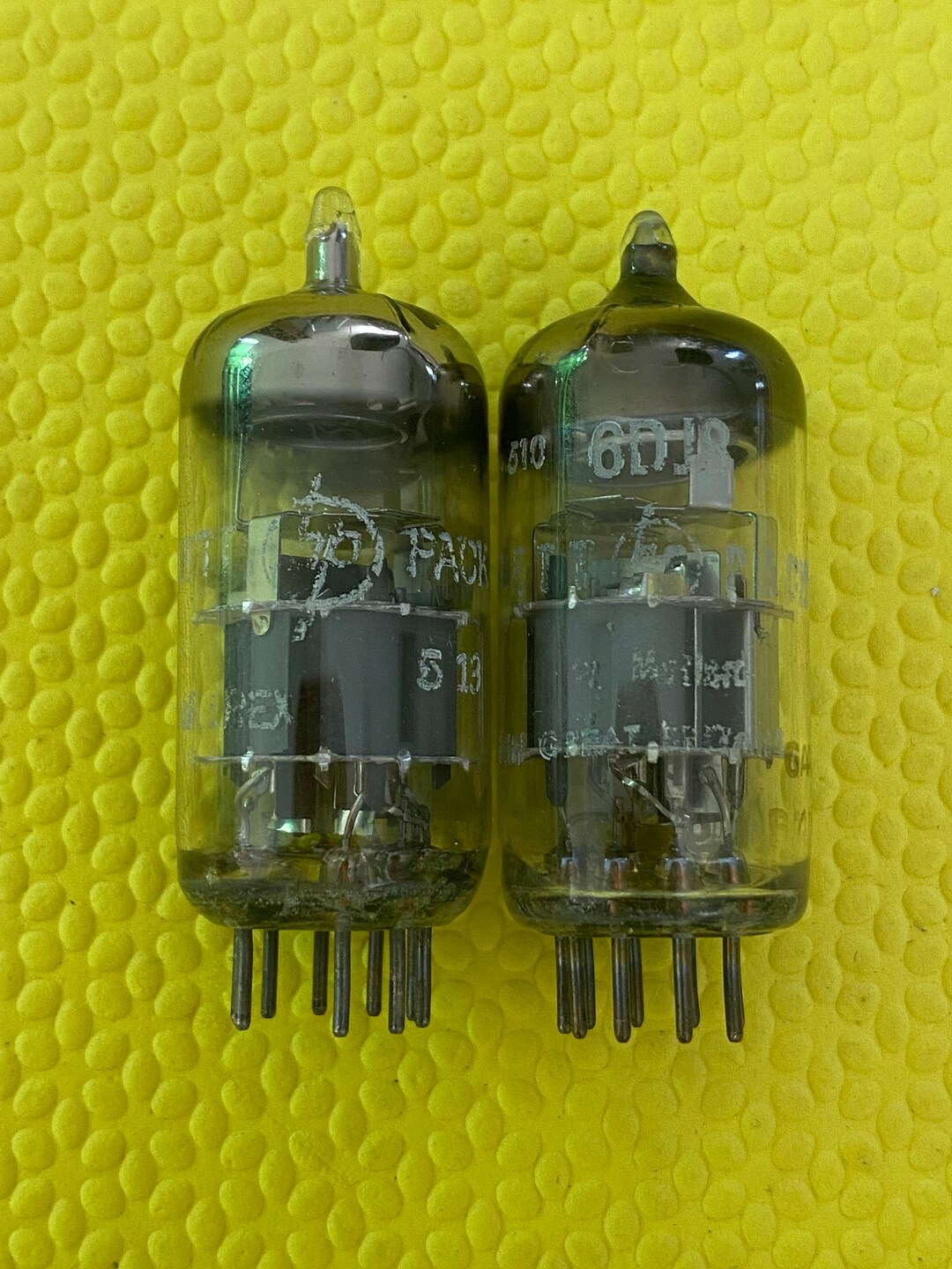 Matched Pair Amperex 6DJ8 ECC88 Vacuum Tubes Valves - Etsy