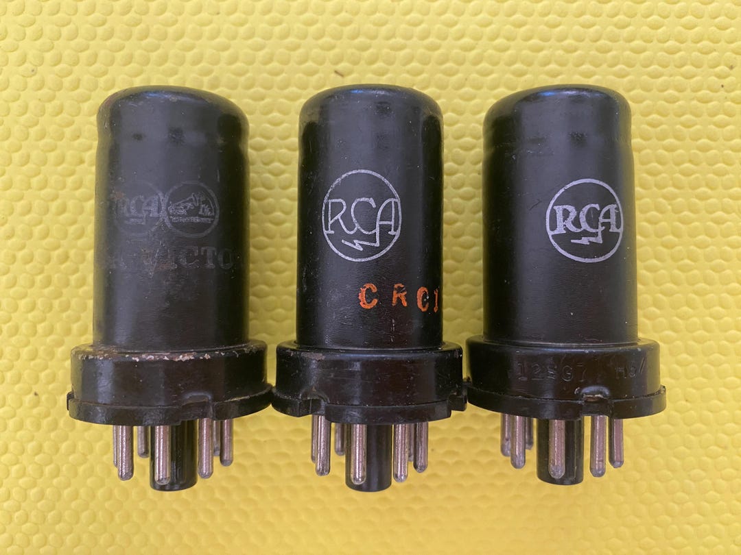 3 RCA 12SG7 Vacuum Tubes Valves Lot of Three - Etsy