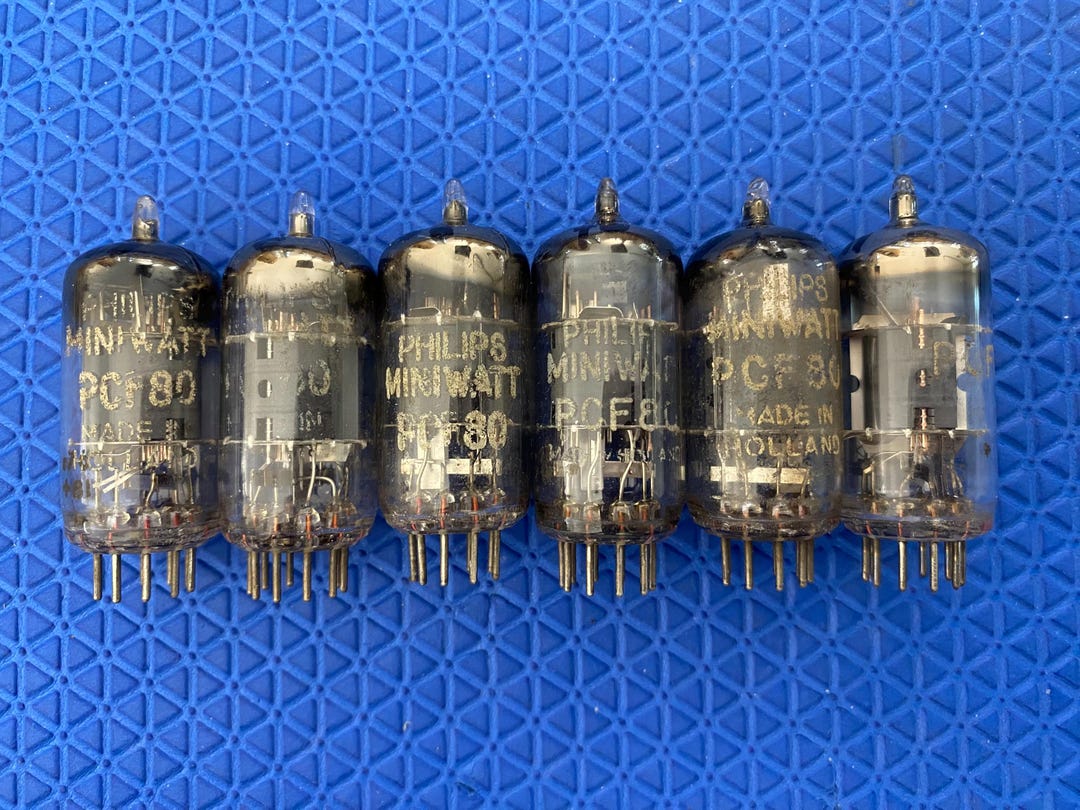 6 Philips Miniwatt PCF80 9U8 Vacuum Tubes Valves Lot of Six - Etsy