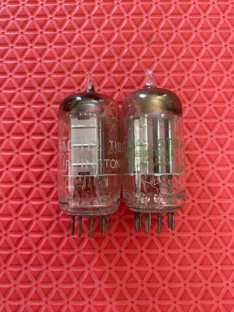 2 Us-made 6T8 6T8A Vacuum Tubes Valves NOS NIB 1 Milspec Lot of Two - Etsy