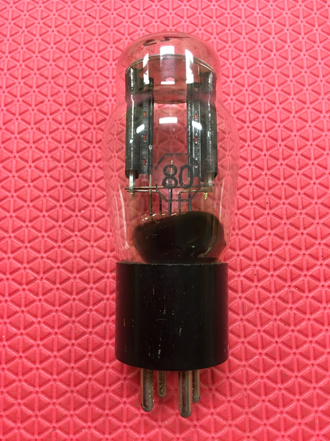 Raytheon Type 80 #80 Vacuum Tube Valve Rectifier Black Plate ST ...