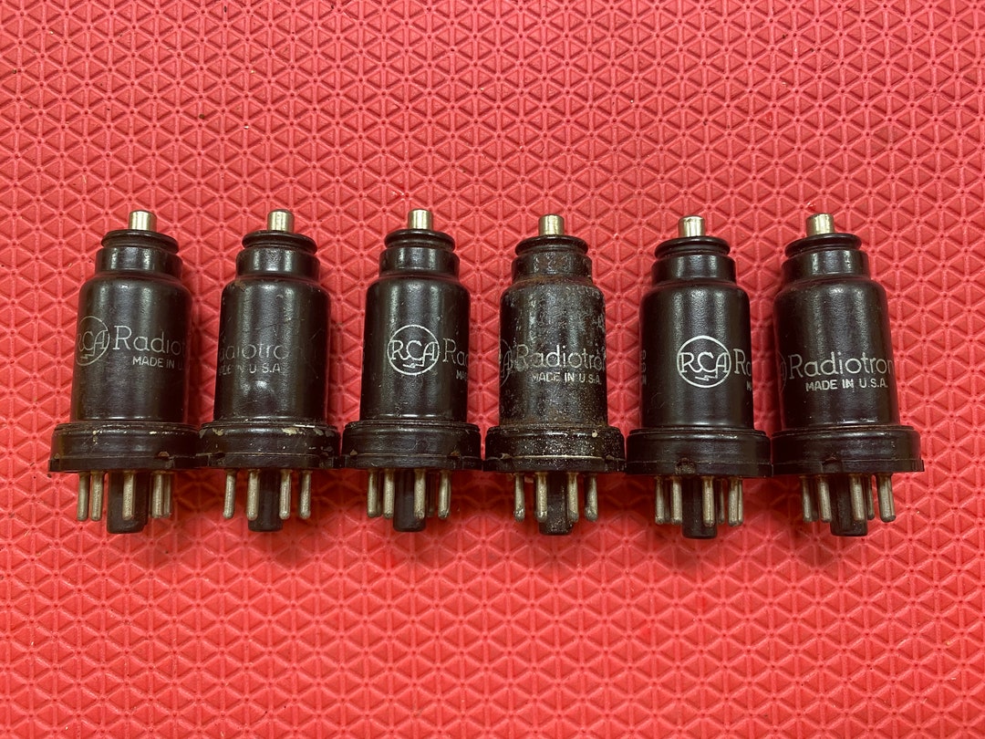 6 RCA 6A8 Vacuum Tubes Valves Large Logos Lot of Six - Etsy