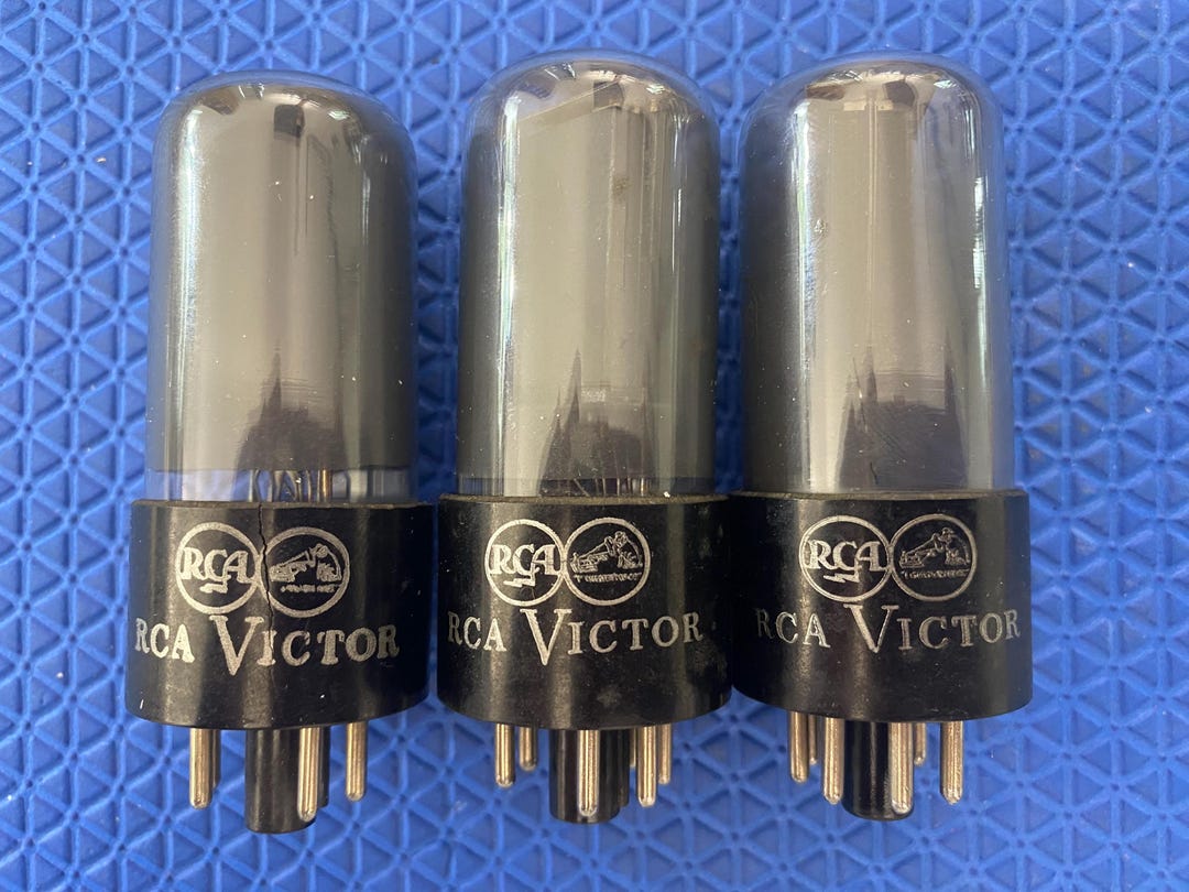 3 RCA Victor 50L6 50L6GT Vacuum Tubes Valves Gray Glass Lot of Three - Etsy