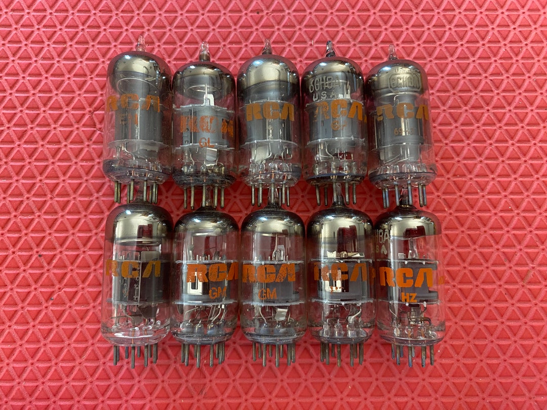 10 RCA 6GH8 6GH8A Vacuum Tubes Valves NOS NIB Lot of Ten - Etsy