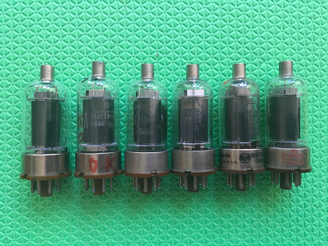 6 Us-made 2E26 Vacuum Tubes Valves Lot of Six - Etsy
