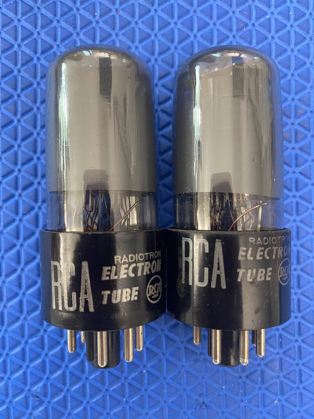 Matched Pair RCA 6V6 6V6GT Gray Glass Vacuum Tubes Valves - Etsy