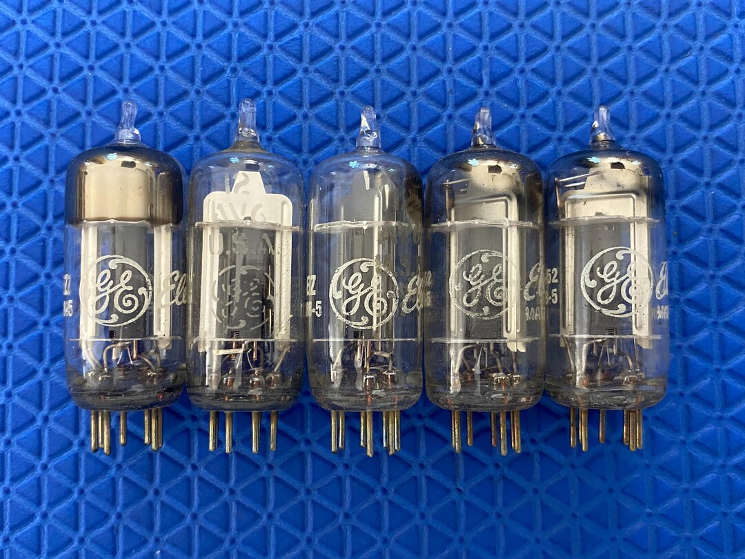 5 General Electric GE 12AV6 Vacuum Tubes NOS NIB Lot of Five - Etsy