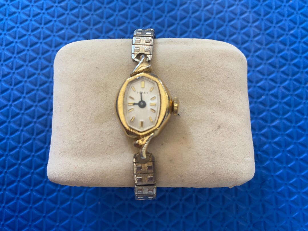 Timex Wind-up Ladies Gold Wrist Watch - Etsy