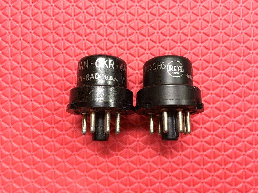 2 Us-made 6H6 6H6GT Vacuum Tubes Valves Milspec NOS NIB Lot of Two - Etsy