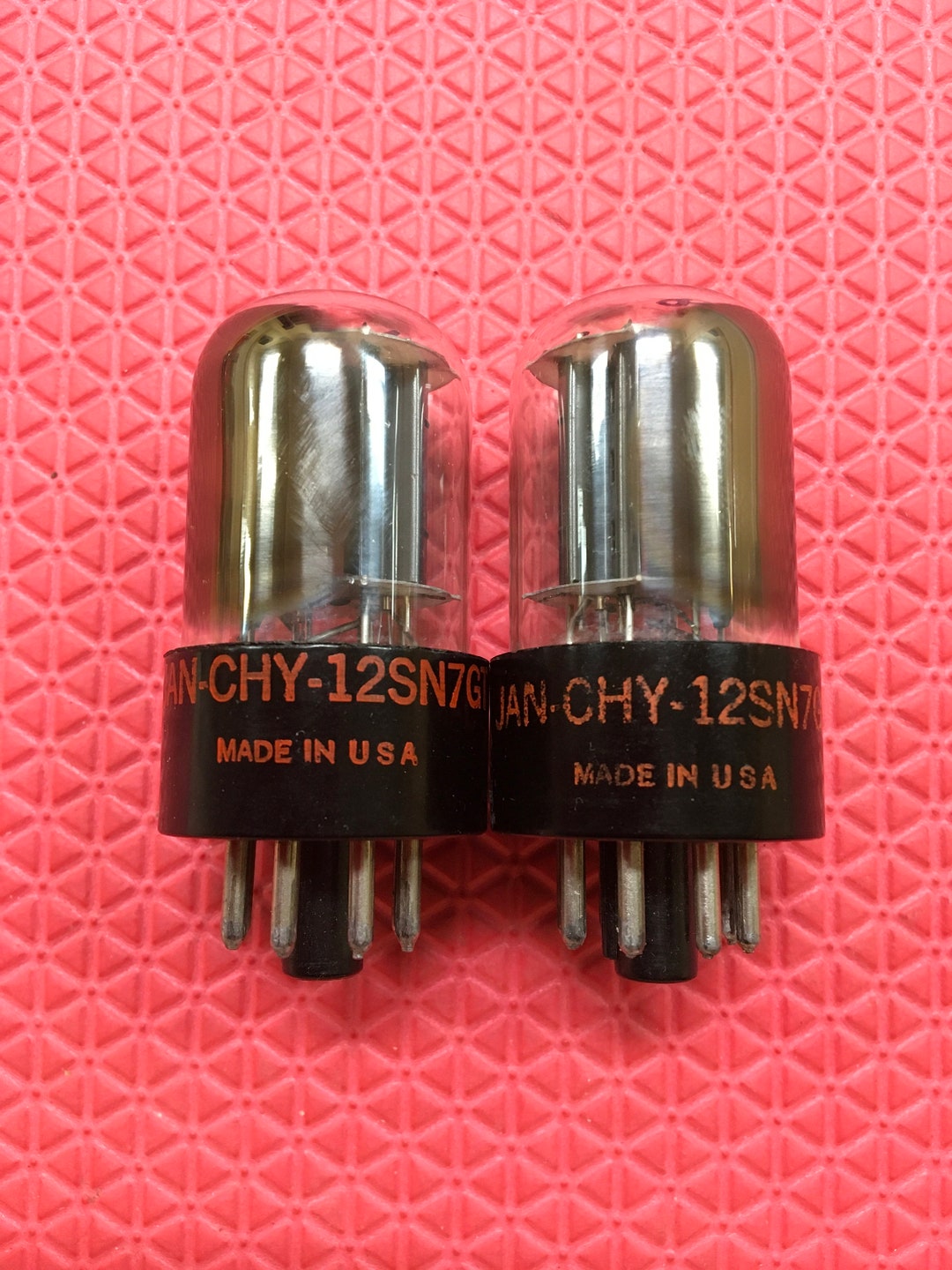 Matched Pair CBS Hytron 12SN7 12SN7GT JANCHY12SN7GT Vacuum Tubes Valves ...