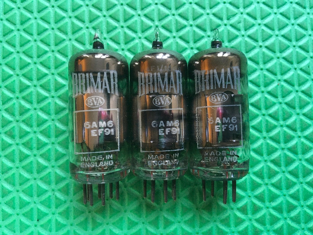 3 Brimar 6AM6 EF91 Vacuum Tubes Valves NOS NIB Lot of Three - Etsy