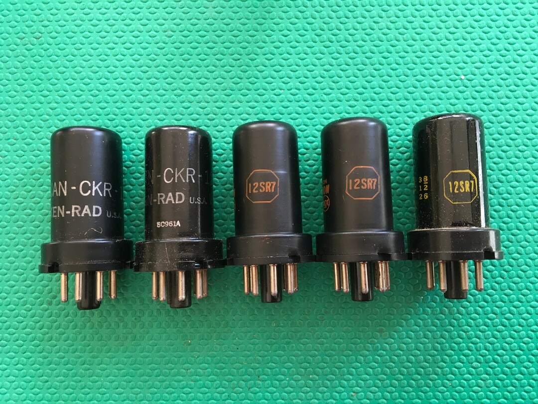 5 Us-made 12SR7 Vacuum Tubes Valves NOS NIB Lot of Five - Etsy