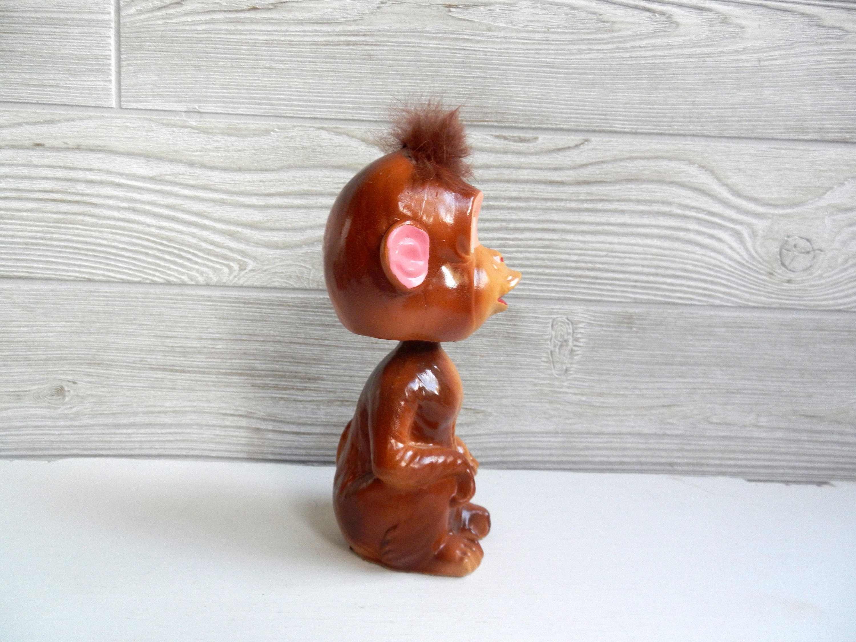 Vintage Made in Japan Monkey Bobblehead With Blinking Eyes - Etsy
