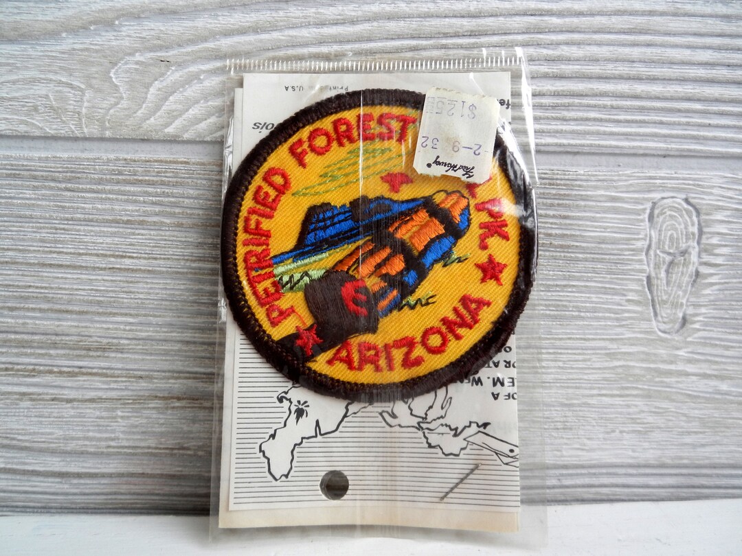 Vintage Trailblazer Emblem Petrified Forest National Park Arizona Patch ...